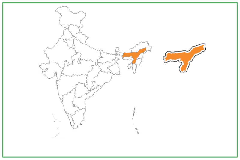 Assam - India-Box - All Indian States With Districts And Languages